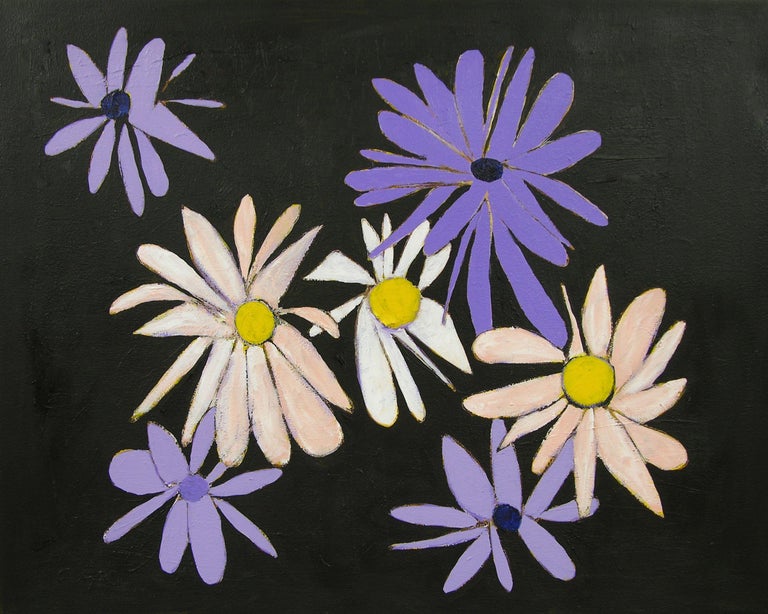 Lynne Taetzsch - Midnight Bloom, Painting, Acrylic on Canvas For Sale ...