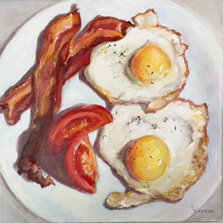 Lynne Tompkins Brice - Sunnyside Up, Oil Painting For Sale at 1stDibs