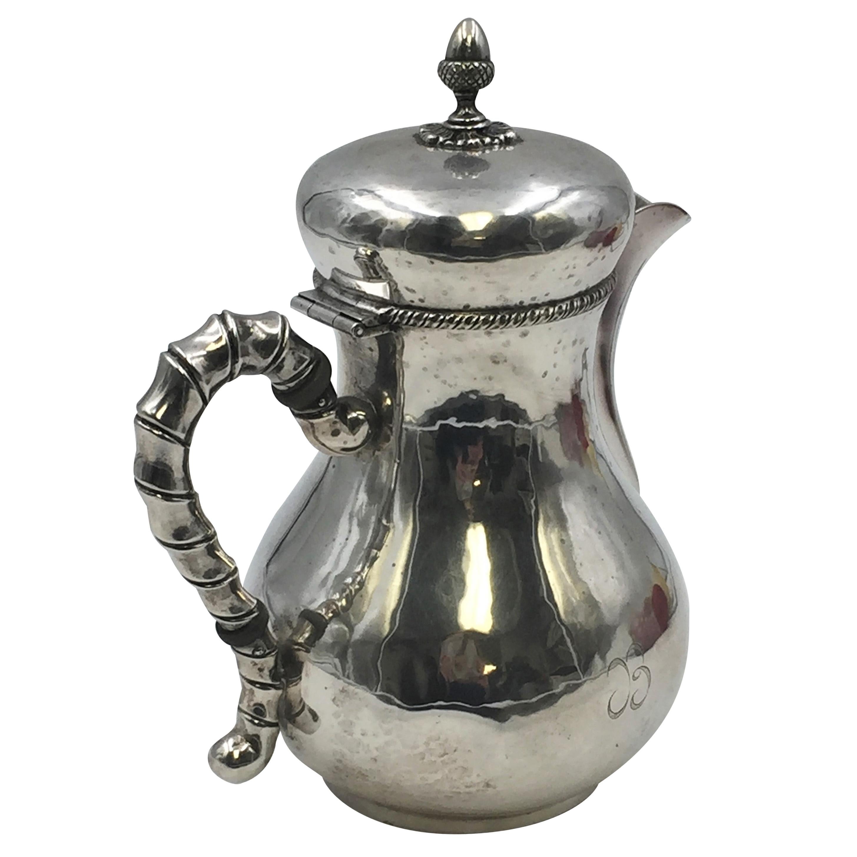 Danish Silver Tea Pot For Sale at 1stDibs