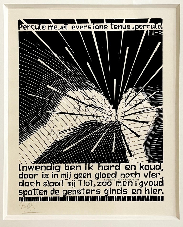 M.C. Escher - Emblemata, Flint #171 For Sale at 1stDibs