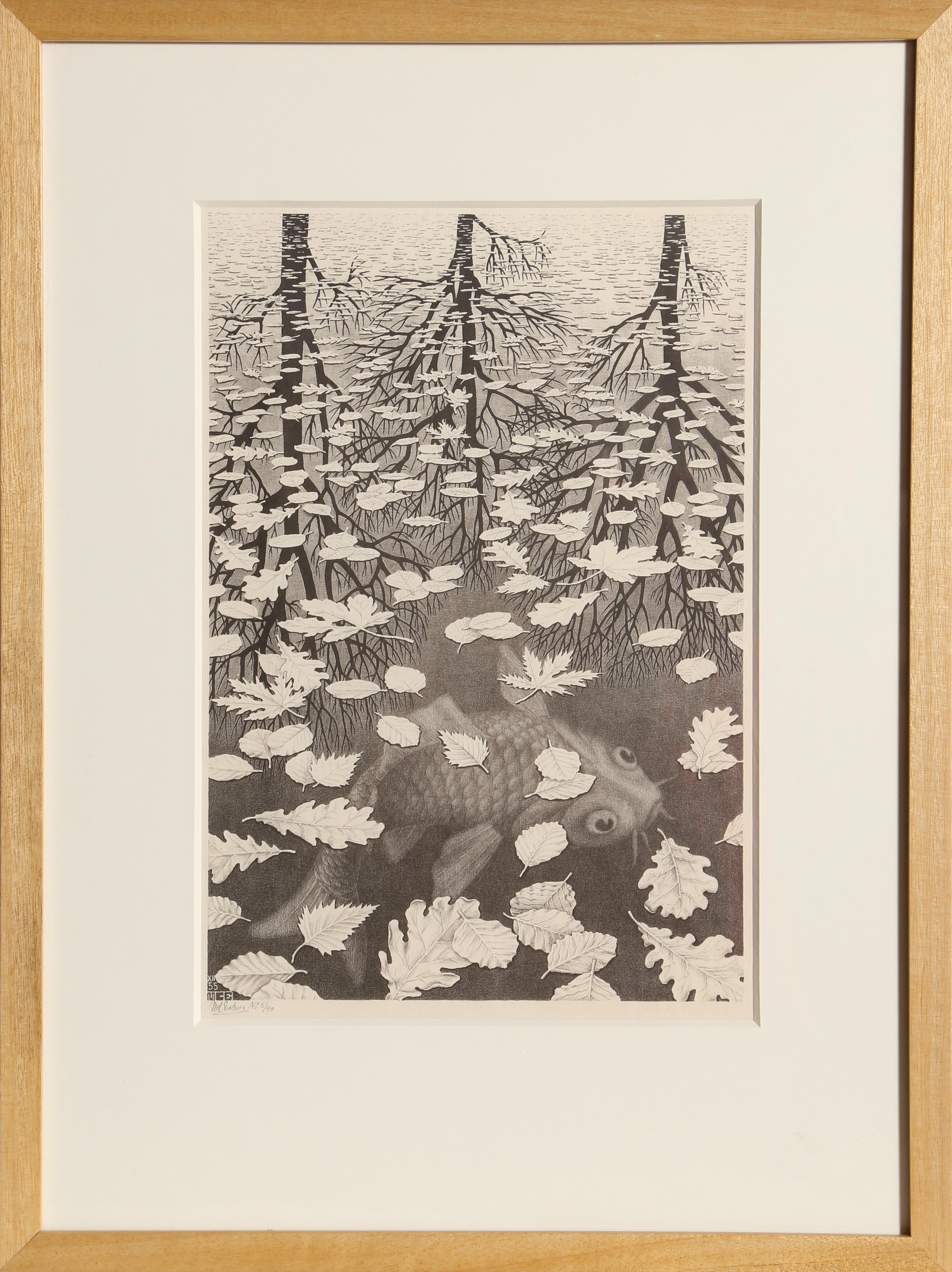 M.C. Escher - Up and Down - Dutch Artist Litho Metamorphoses ...