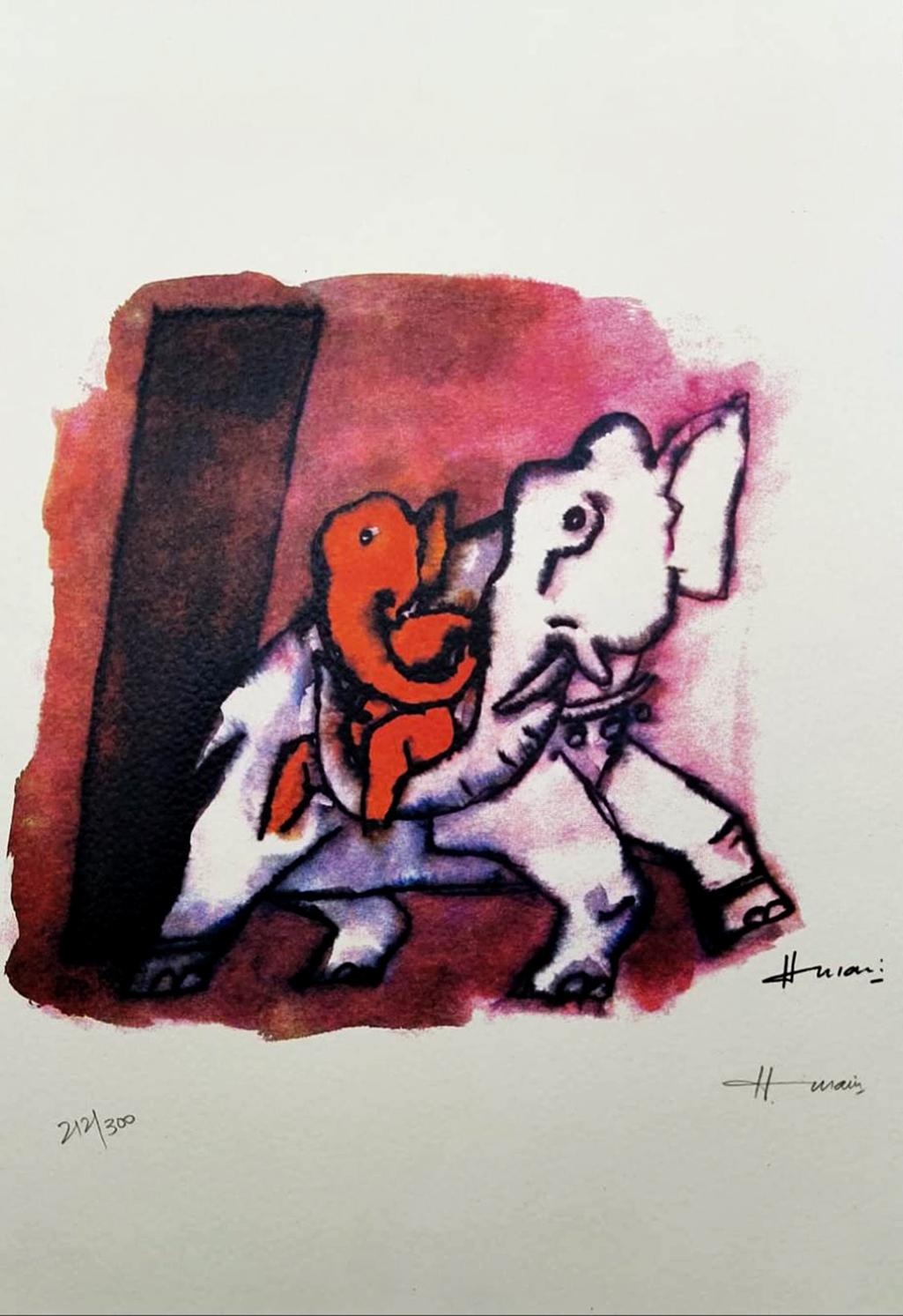 after Jean Dubuffet - Flowers - Pochoir For Sale at 1stDibs