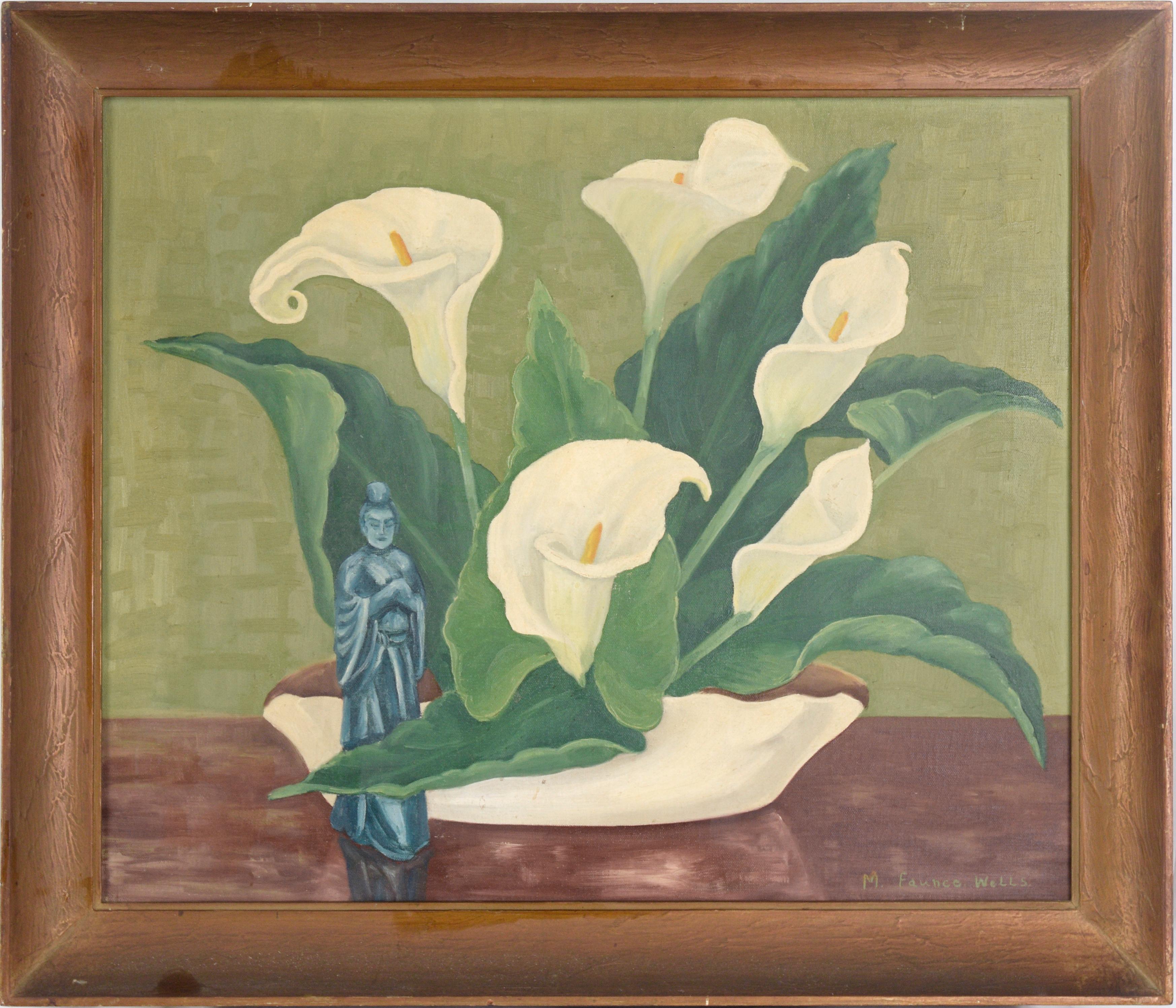 William John Jones - Floral Still Life with Apple at 1stDibs