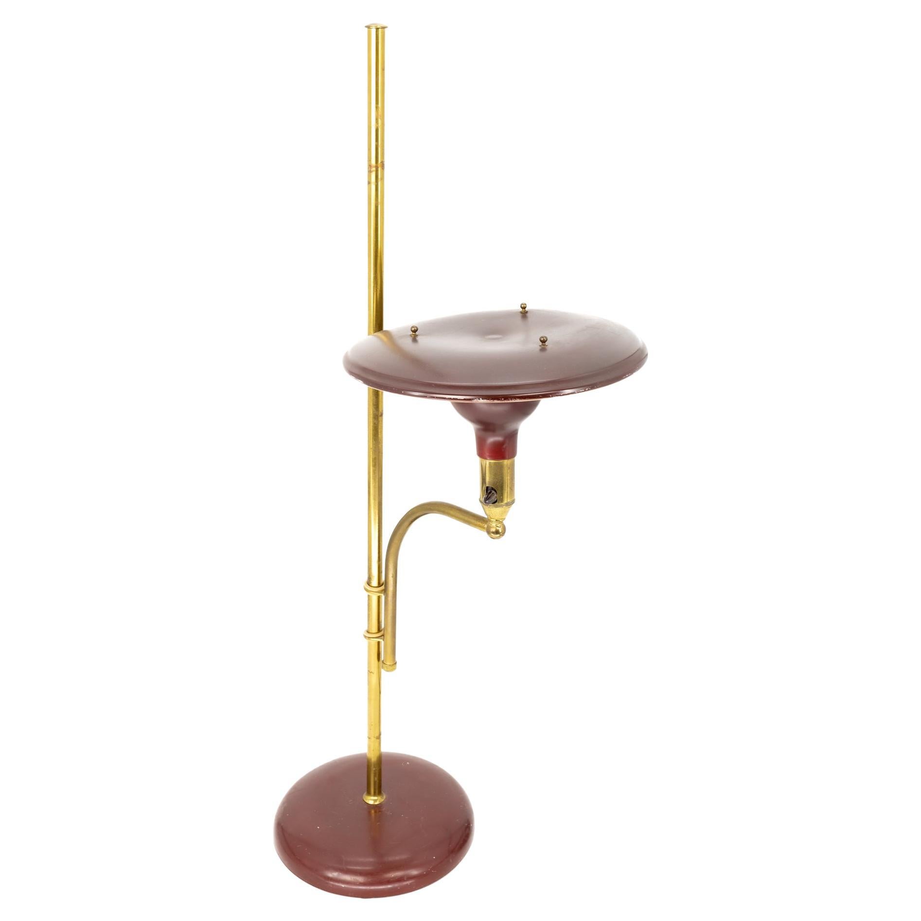 Mid Century Flying Saucer Sight Light Desk Lamp For Sale at 1stDibs