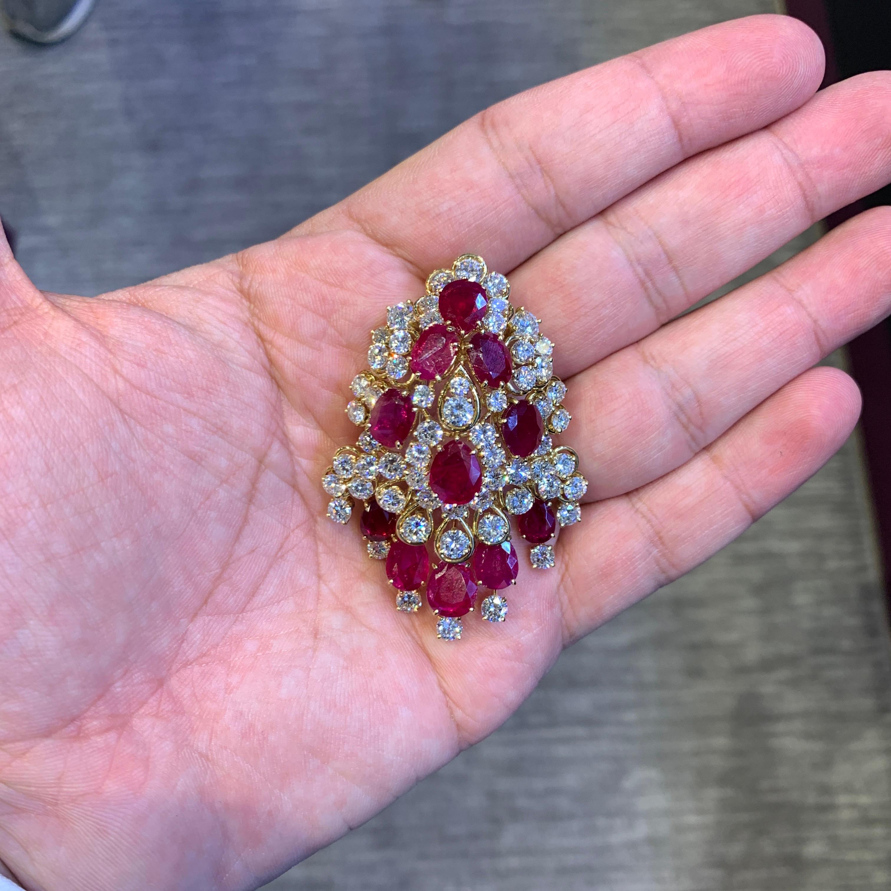 M. Gérard Certified Natural Burmese Ruby Necklace For Sale at 1stDibs ...
