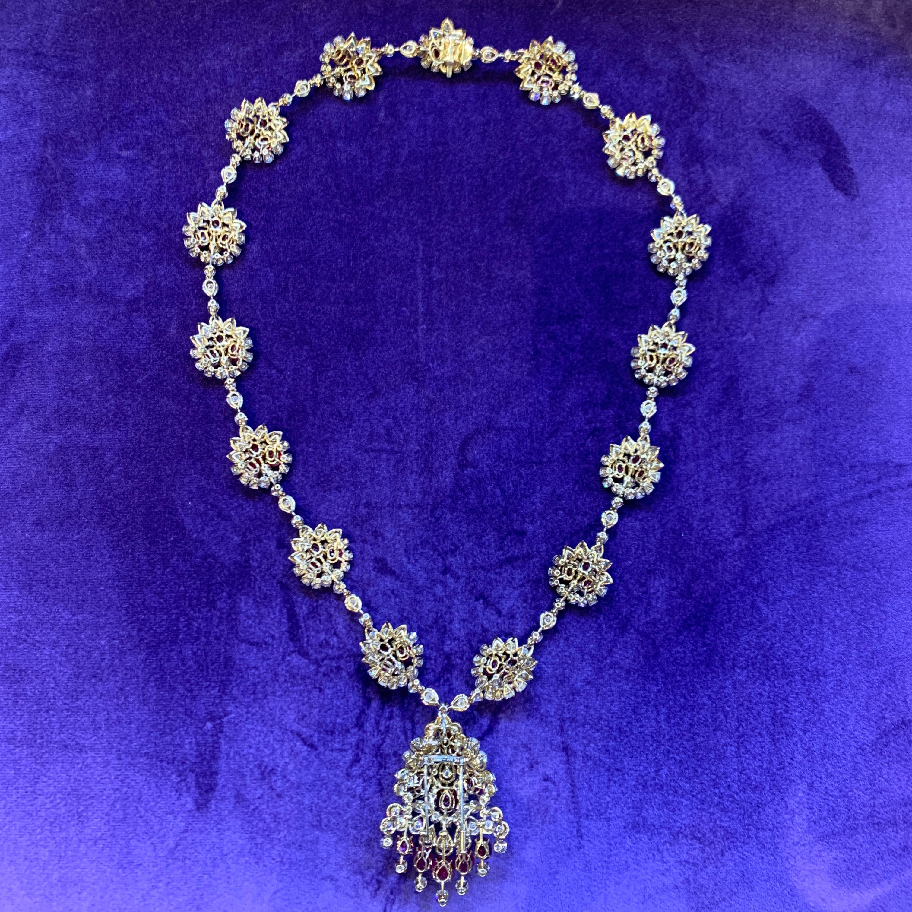 M. Gérard Certified Natural Burmese Ruby Necklace For Sale at 1stDibs ...