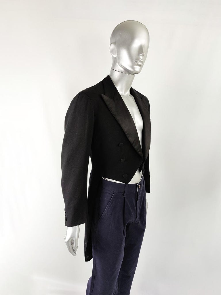 M Rotunna of Rome Italian Mens Vintage 50s Evening Tailcoat Jacket ...