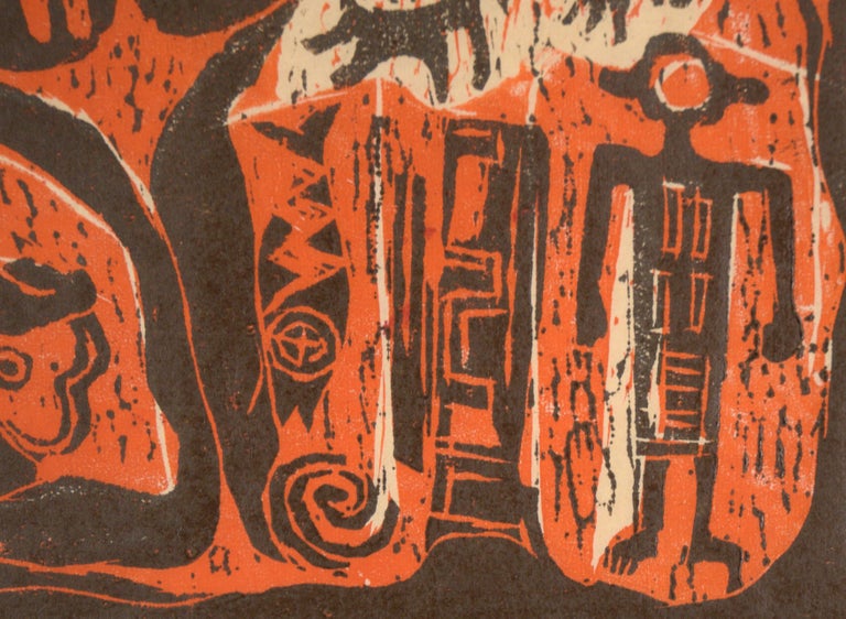 M Sheppard - "The Engraver" Double Layer Woodblock Print For Sale at ...