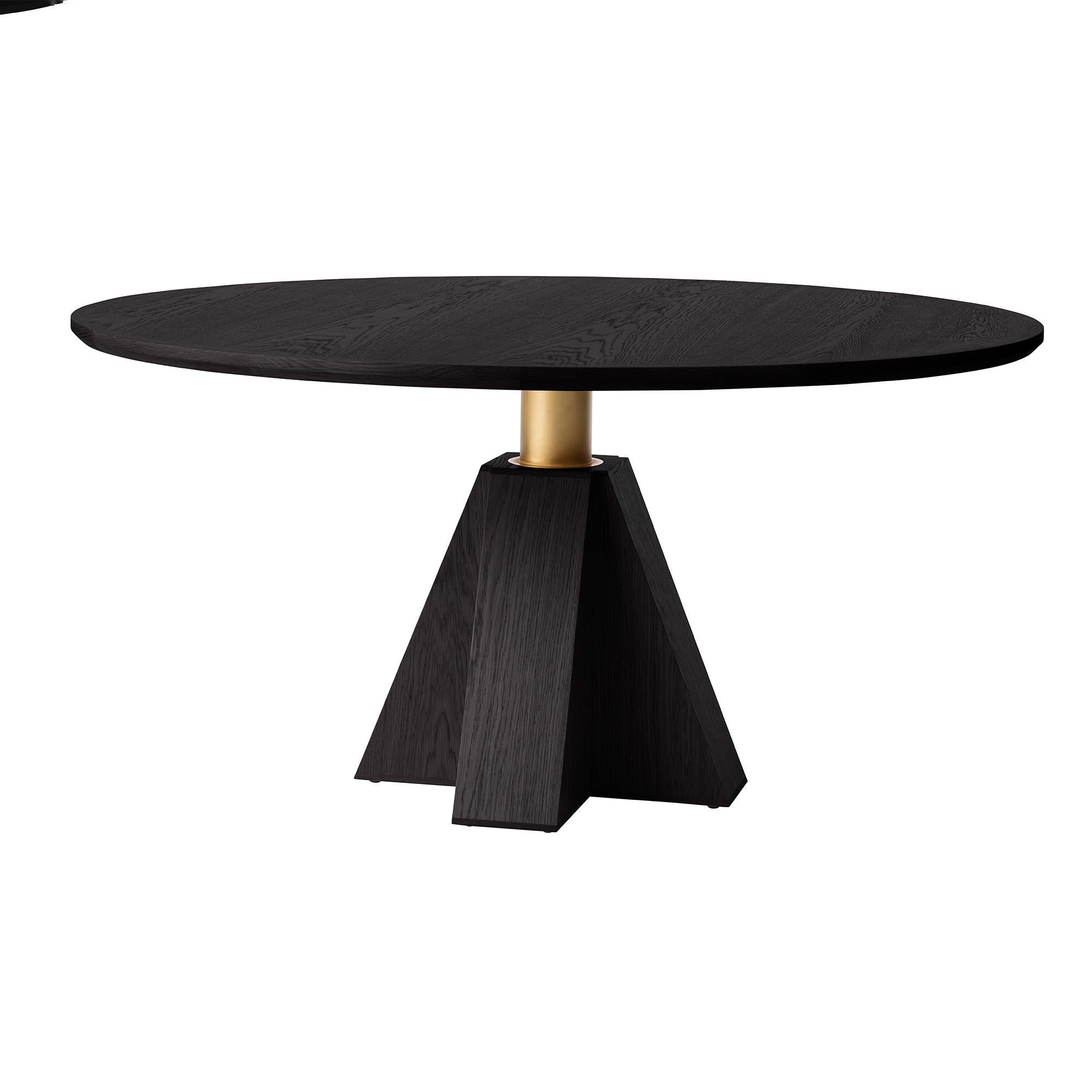 M-Table by Daniel Boddam, Smoked/Stained Oak For Sale at 1stDibs