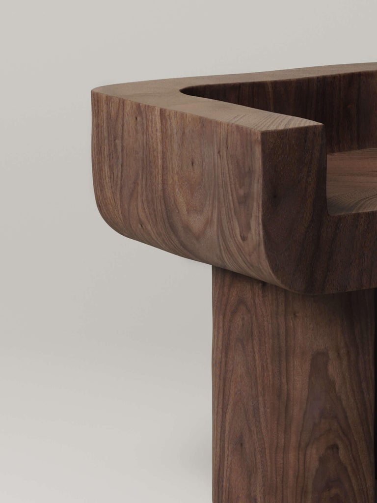M_001 Chair by Monolith Studio, Walnut For Sale at 1stDibs