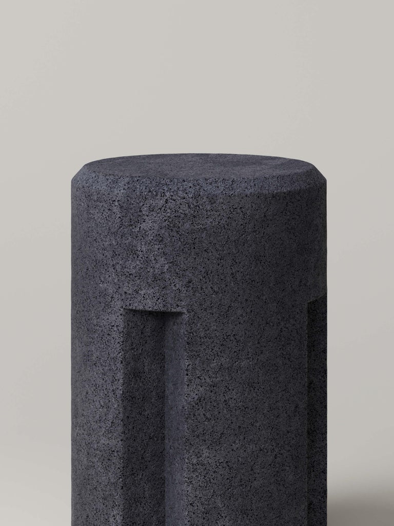M_003 Counter Stool designed by Studio Le Cann for Monolith, Lava Rock ...