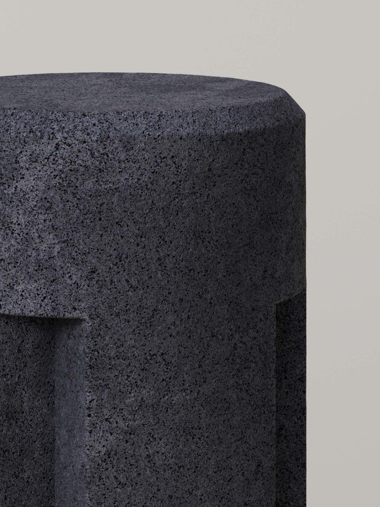 M_003 Counter Stool designed by Studio Le Cann for Monolith, Lava Rock ...