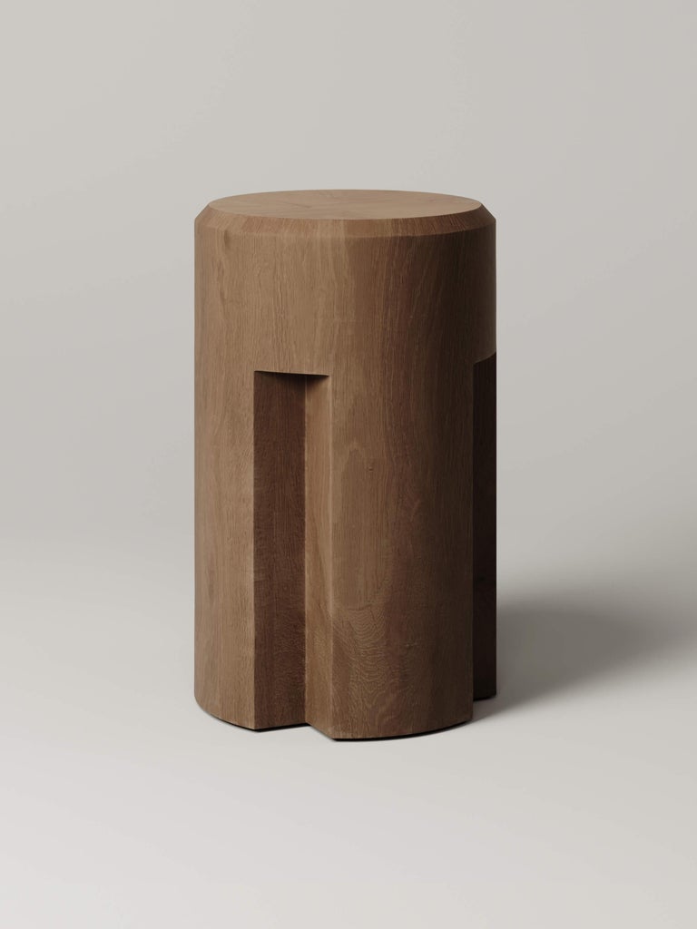M_002 Counter Stool by Monolith + Studio Le Cann, Oak For Sale at 1stDibs