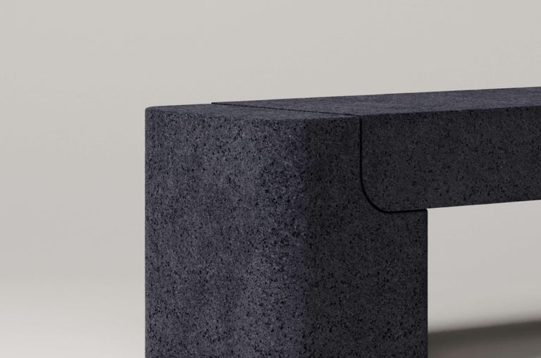M_005 Bench by Monolith Studio, Lava Rock For Sale at 1stDibs