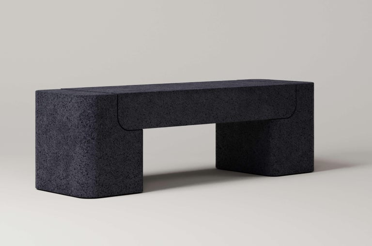 M_005 Bench by Monolith Studio, Travertine For Sale at 1stDibs