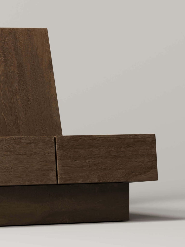 M_007 Lounge Chair by Monolith Studio, Oak For Sale at 1stDibs