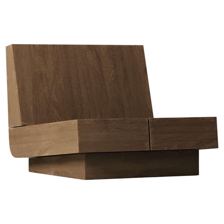 M_007 Lounge Chair by Monolith Studio, Oak For Sale at 1stDibs