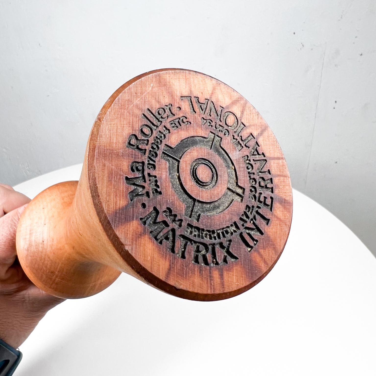 Ma Roller Massage Tool Maple Wood Matrix International Boston Ma For ...