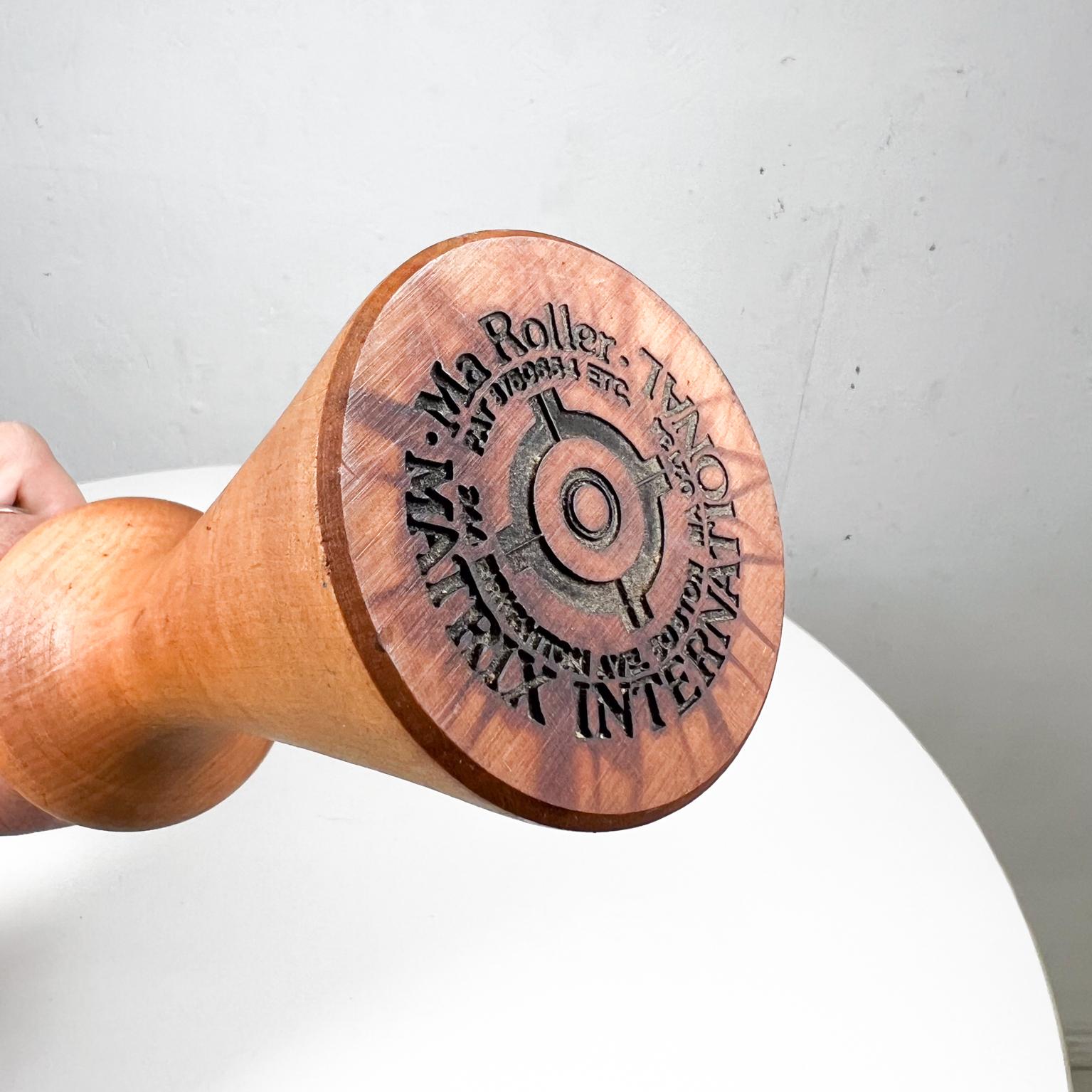 Ma Roller Massage Tool Maple Wood Matrix International Boston Ma For ...