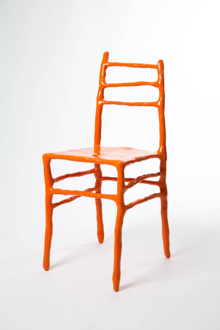 Maarten Baas Clay Chair Limited Edition Basel Chair 2007 Orange For ...