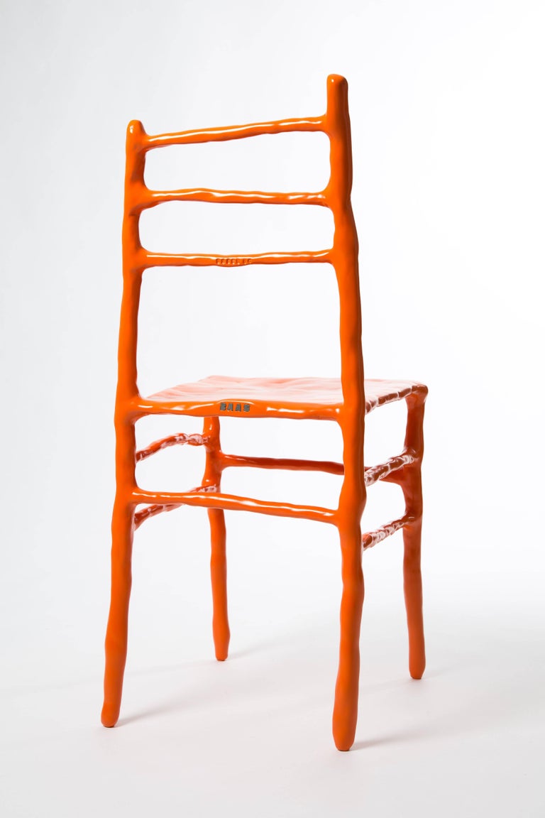 Maarten Baas Clay Chair Limited Edition Basel Chair 2007 Orange For ...