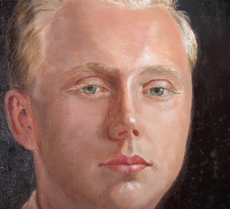 Mabel B. Messer - Mabel B. Messer (1874-1950) - Oil, Portrait of a ...