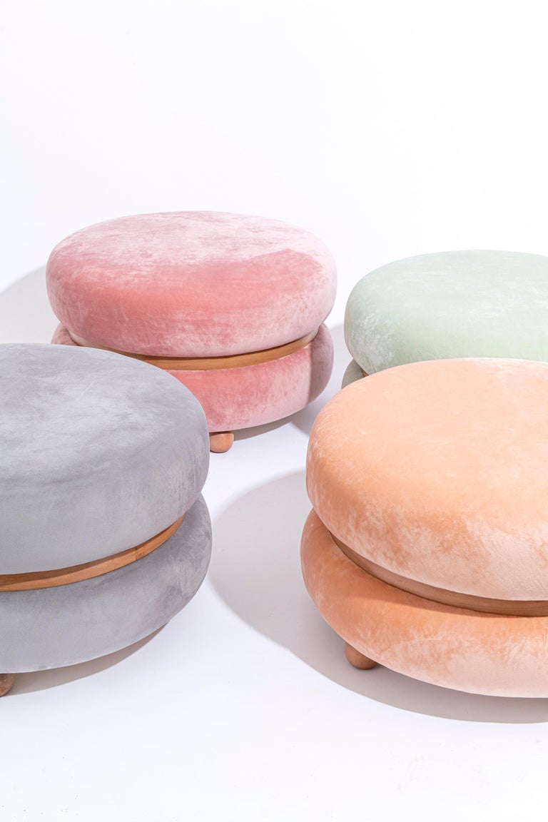 Macaron Stool Designed by Daniel Basso and Estudio Florida, Argentina ...