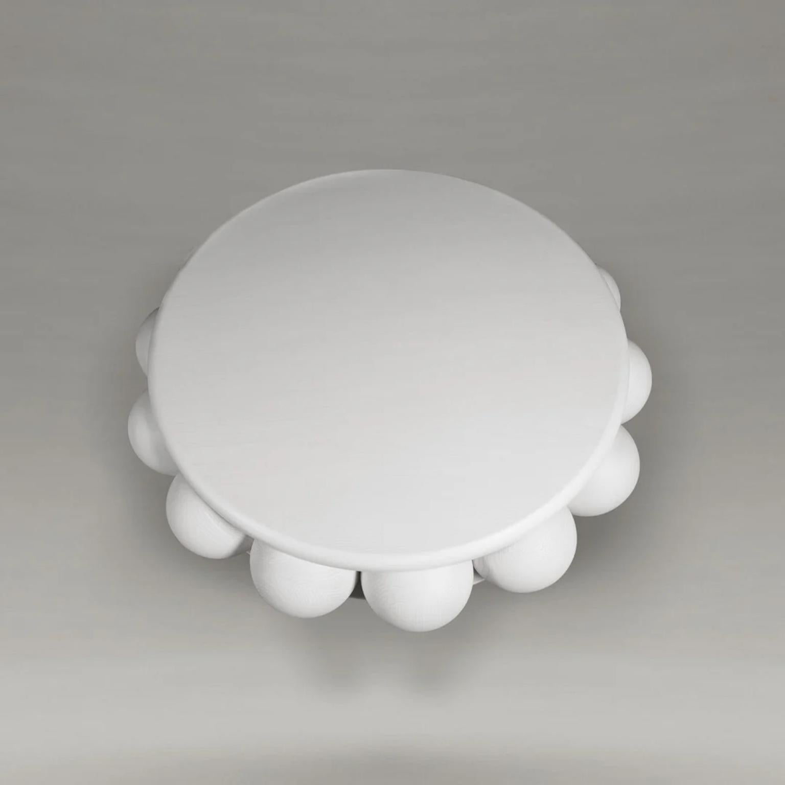 Macaroon White Stained Ash Coffee Table by Bohinc Studio For Sale at ...