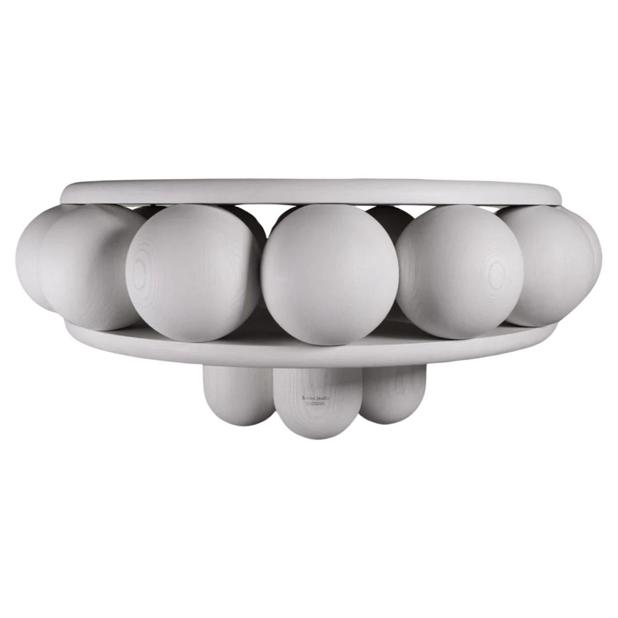 Macaroon White Stained Ash Coffee Table by Bohinc Studio For Sale at ...