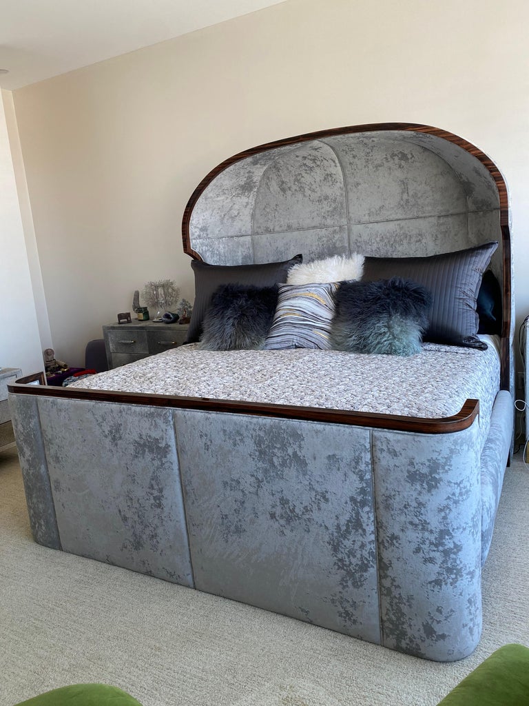 Macassar Ebony Canopy Bed For Sale at 1stDibs