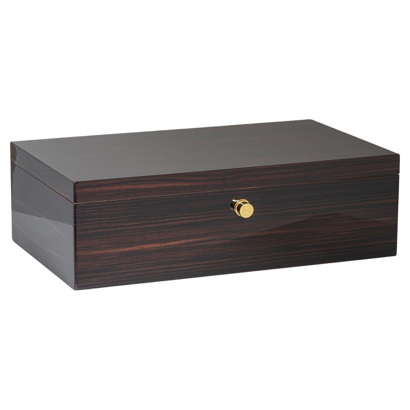 Ebony Cigar Humidor, Bar and Watch Winder, by Massimo de Munari ...