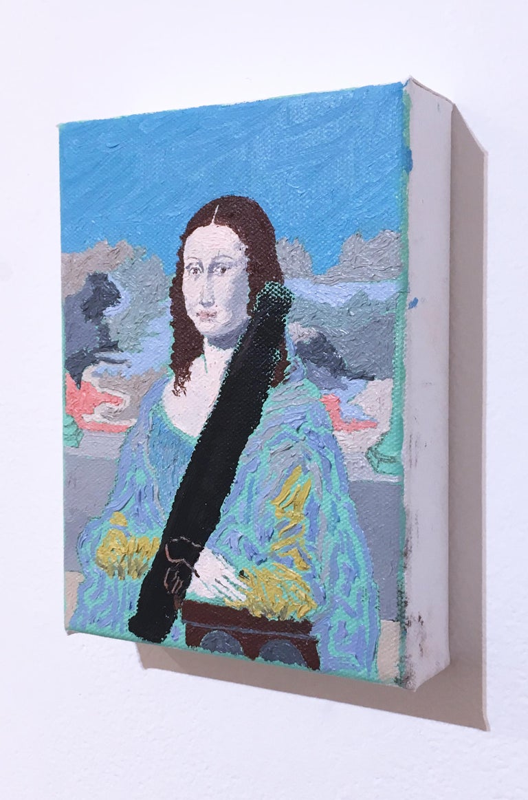 Macauley Norman – „Mini Mona Lisa Defaced“ im Angebot bei 1stDibs