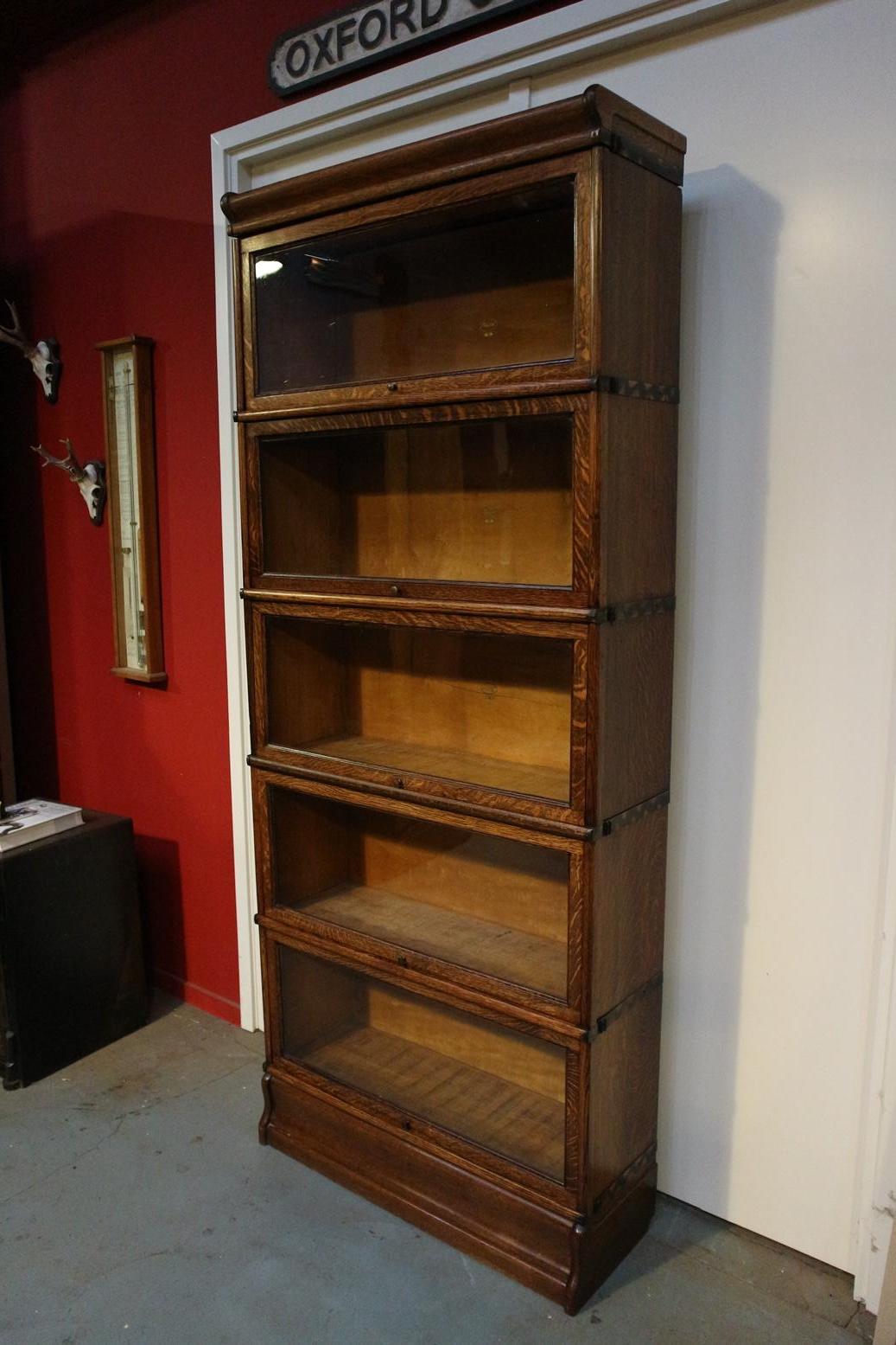 Macey Stackable Bookcase in Oak at 1stDibs | macey bookcase, macey ...