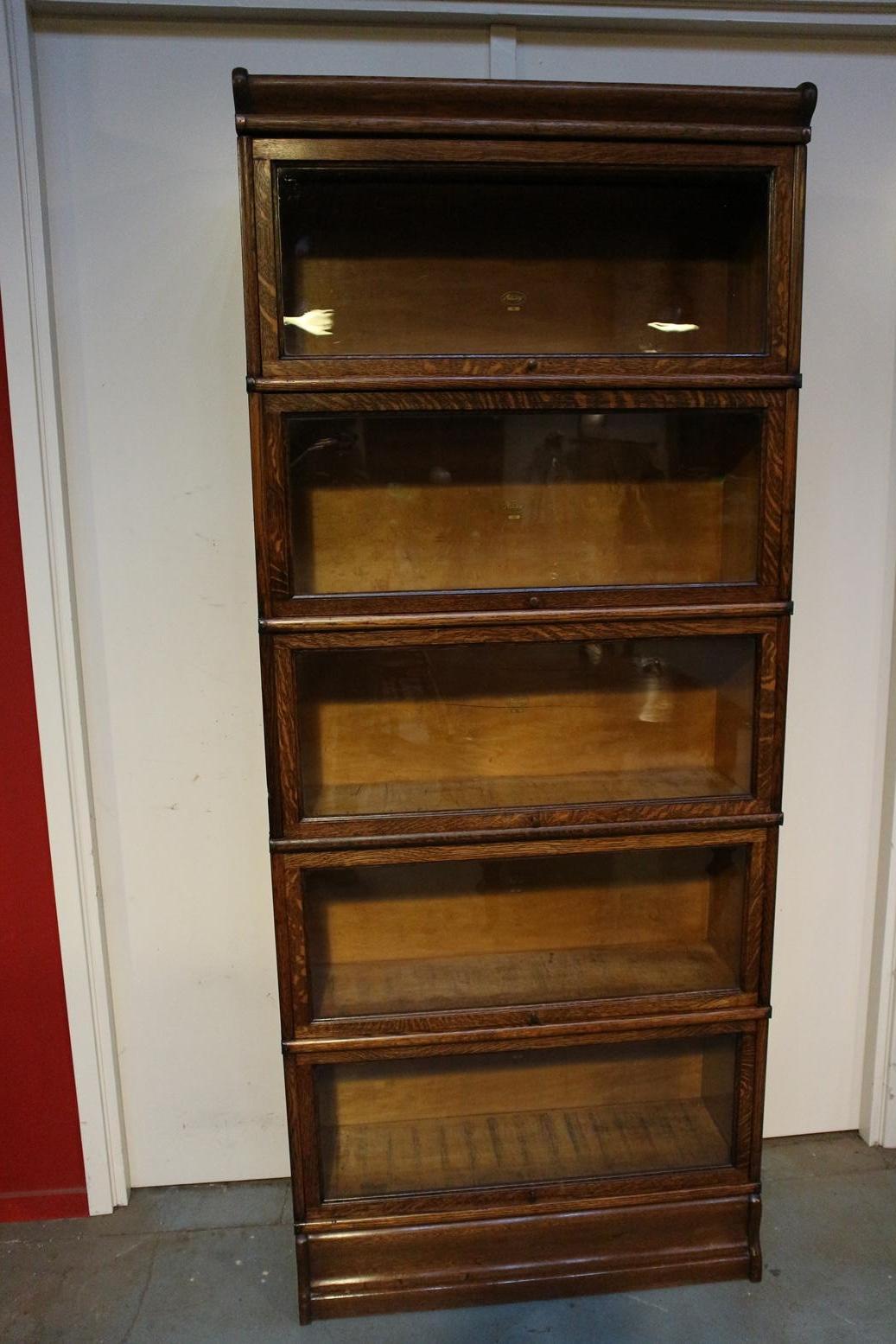 Macey Stackable Bookcase in Oak at 1stDibs | macey bookcase, macey ...