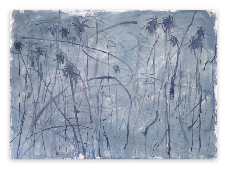 Macha Poynder - Invite a Cascade (Abstract Painting) For Sale at 1stDibs