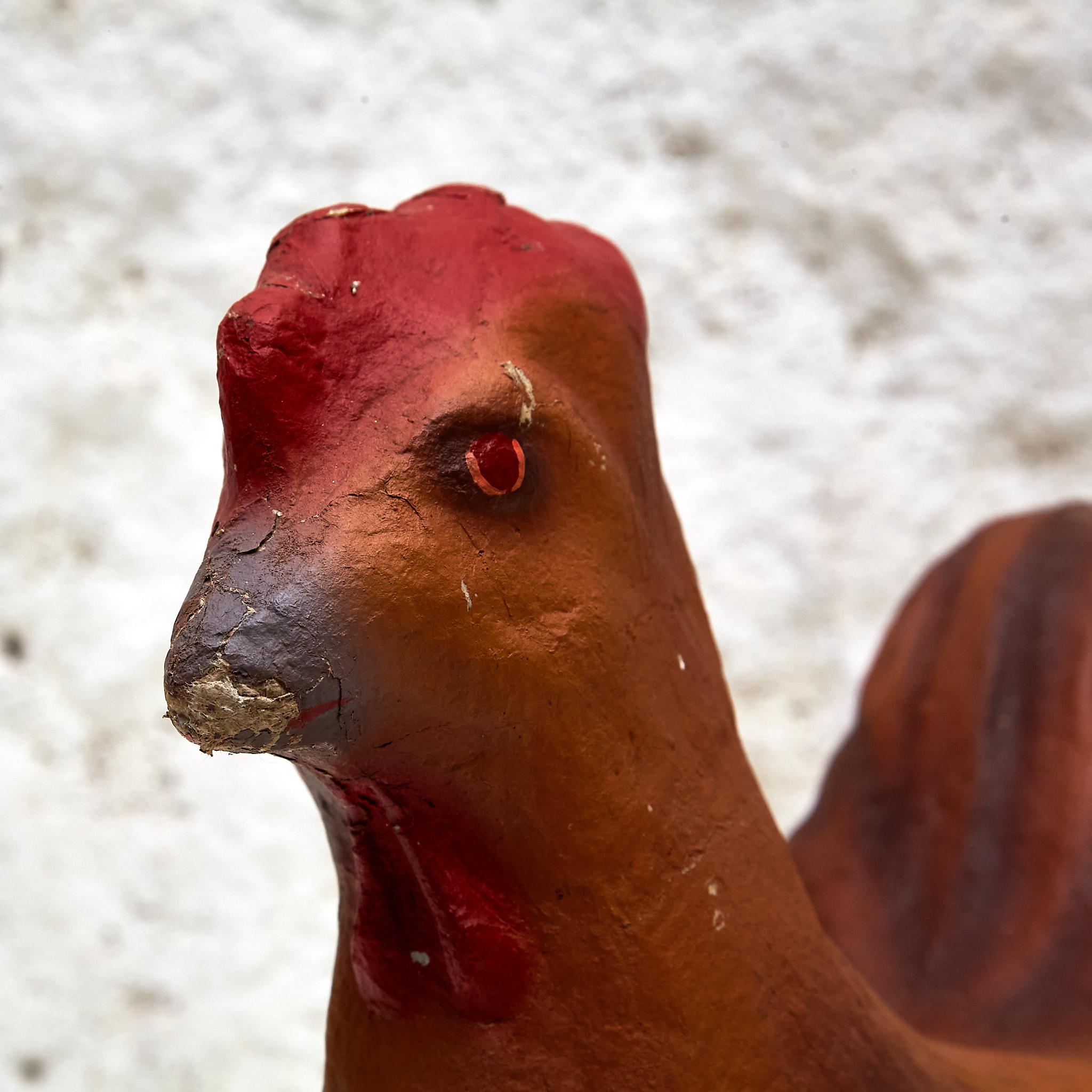 Mache Paper Chicken, circa 1970 For Sale at 1stDibs
