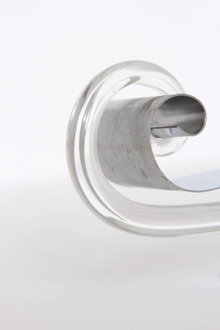 Machine Age Deco Candelabrum James Amster for Carol Stupell w/ Original ...