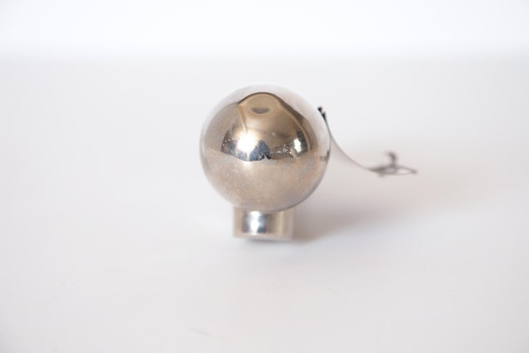Machine Age Art Deco Chrome Zeppelin Cigarette Holder or Trinket Box at ...