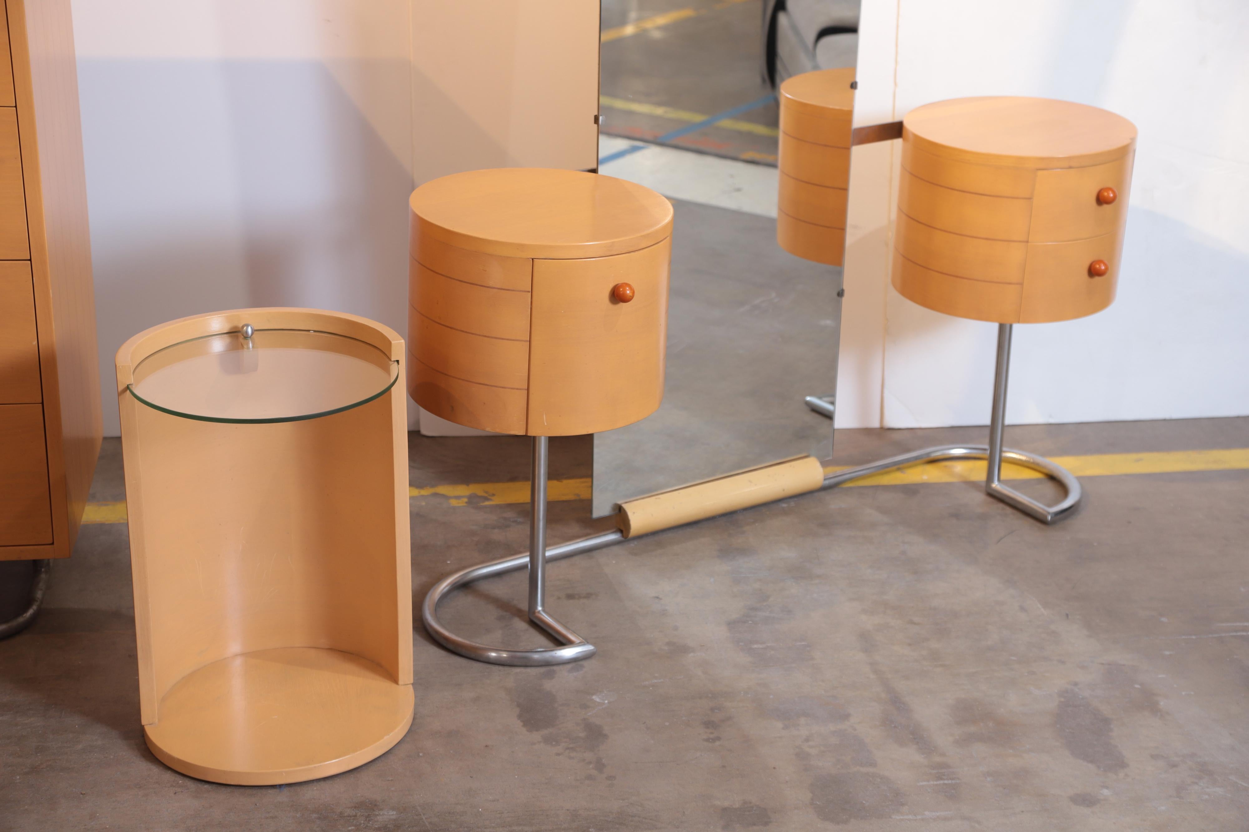 Machine Age Art Deco Gilbert Rohde Herman Miller Night-Stand / End ...