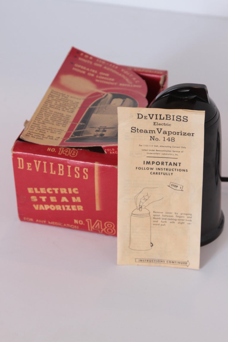 Machine Age Art Deco Industrial Design DeVilbis Electric Steam ...