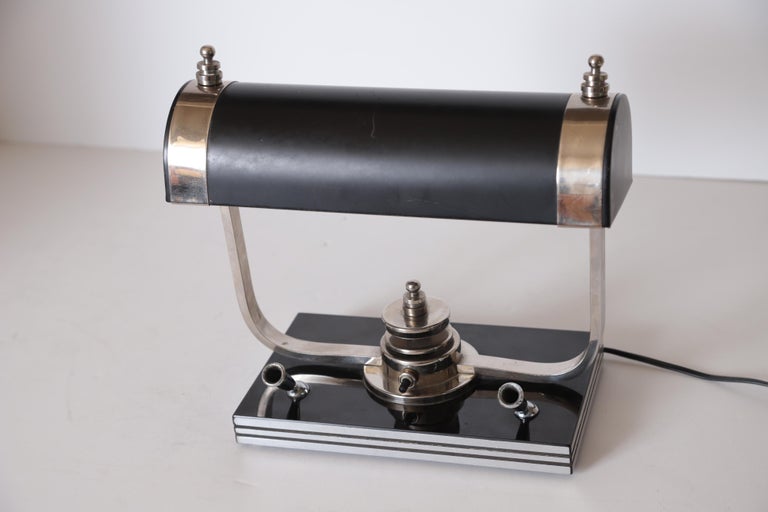 Machine Age Art Deco Streamline Markel Desk Lamp Jeweler's Lamp Banker ...