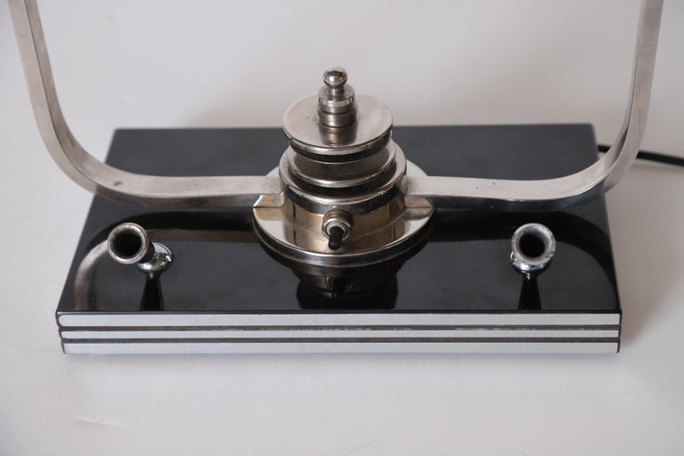 Machine Age Art Deco Streamline Markel Desk Lamp Jeweler's Lamp Banker ...