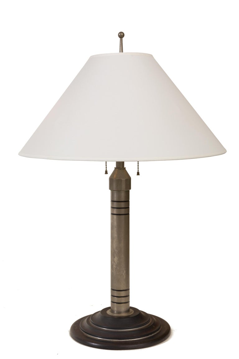 Machine Age Table Lamp, USA 1930s For Sale at 1stDibs | table lamps usa