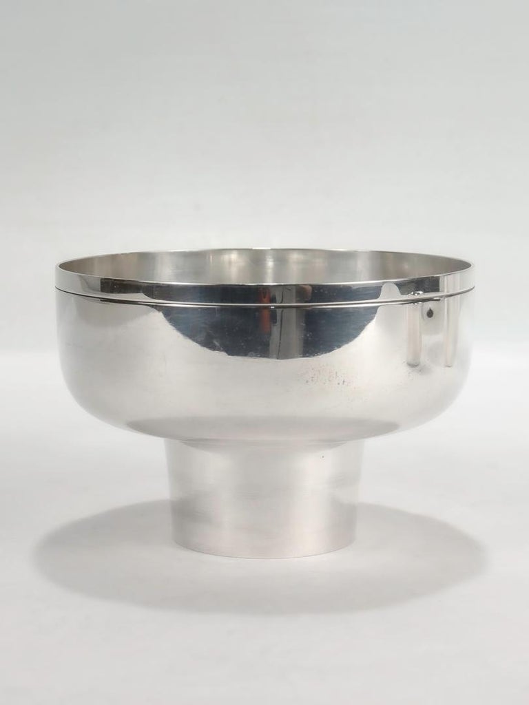 Machine Age Tiffany and Co. Sterling Silver Streamlined Cocktail Shaker ...
