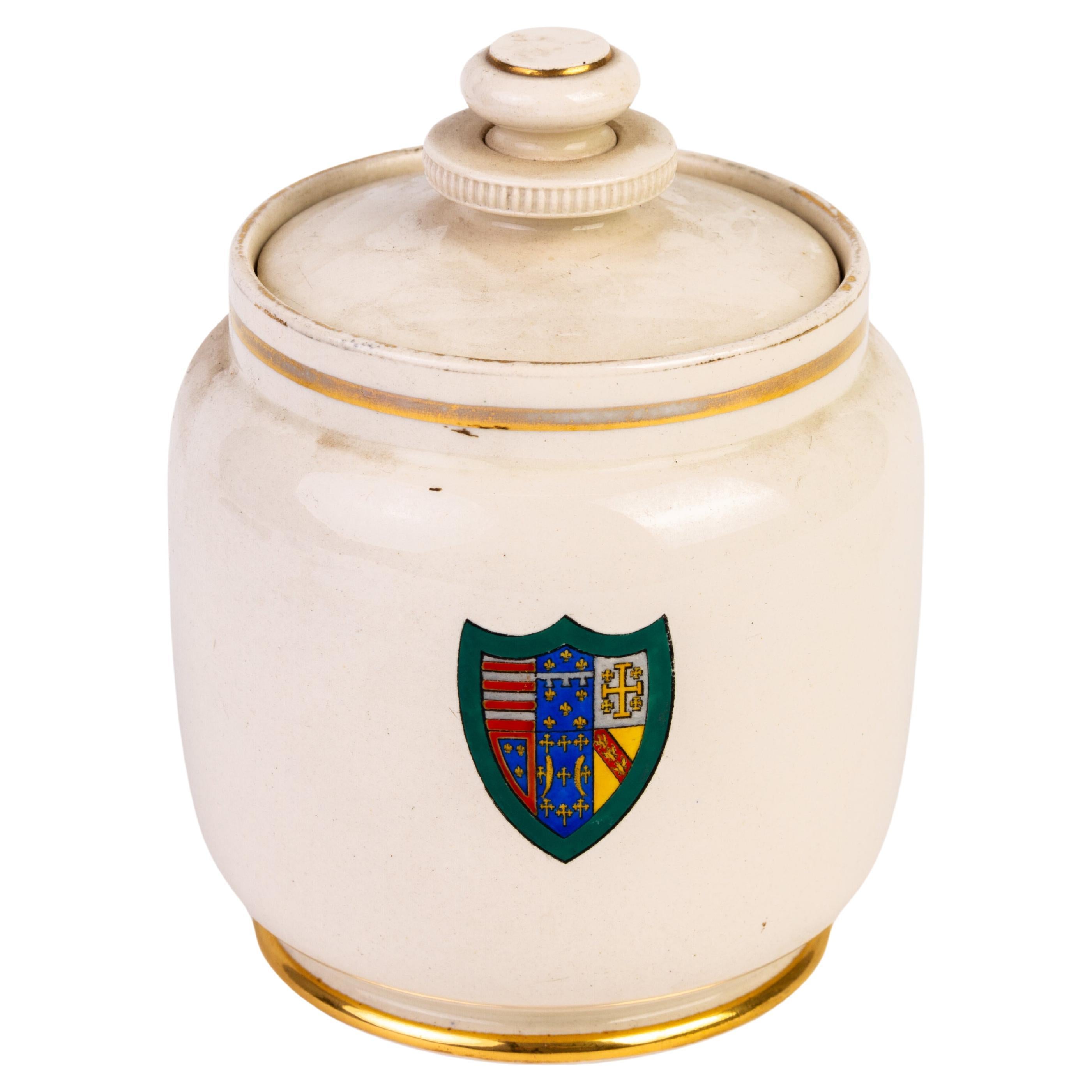 Unusual Antique Figural Three-Headed Ceramic Tobacco Jar For Sale at ...