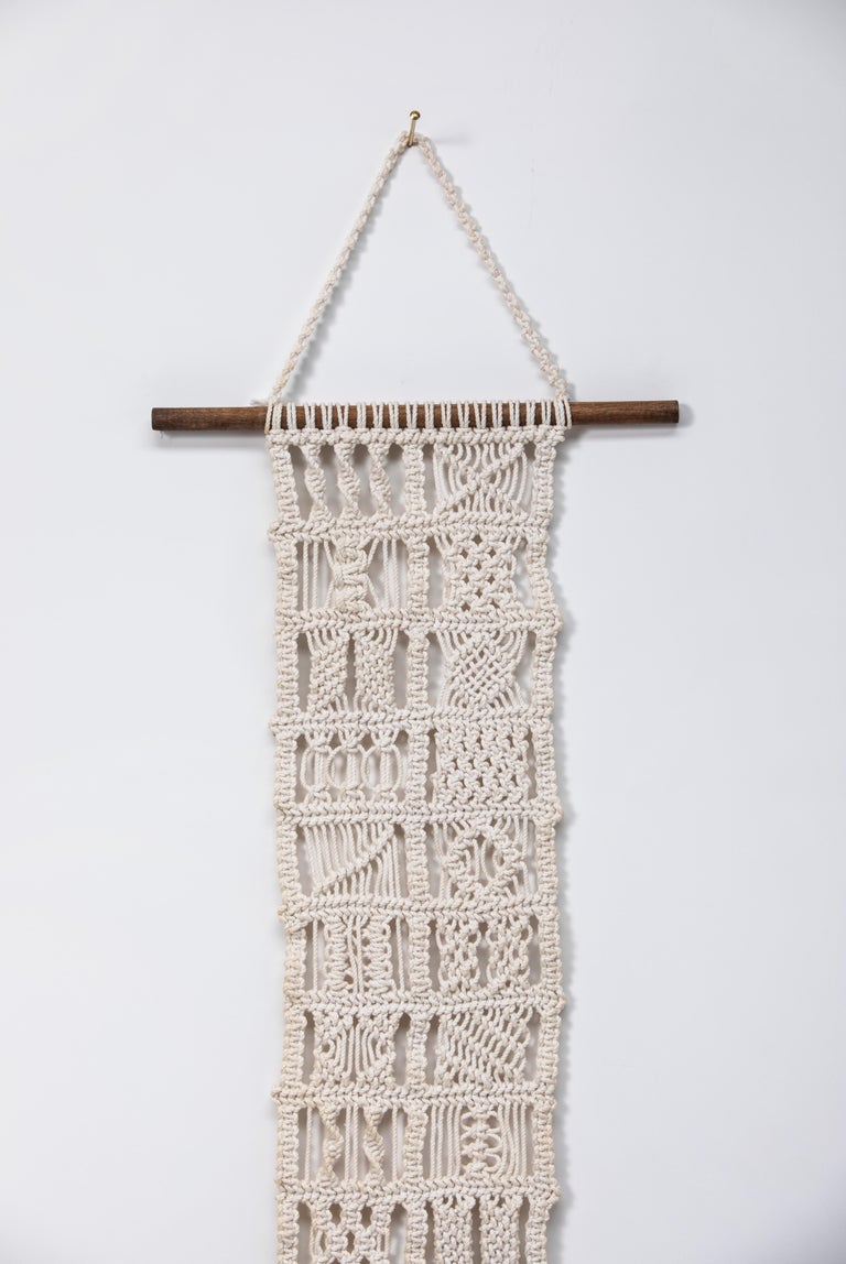 Macrame Wall Hanging Art Sampler For Sale at 1stDibs