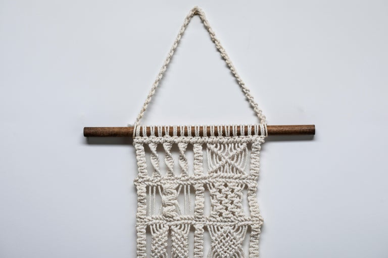 Macrame Wall Hanging Art Sampler For Sale at 1stDibs