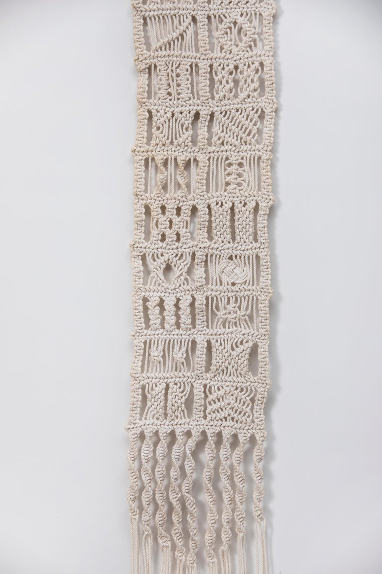 Macrame Wall Hanging Art Sampler For Sale at 1stDibs