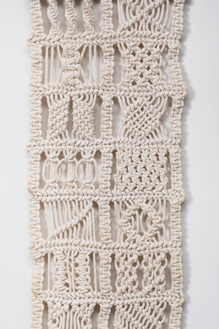 Macrame Wall Hanging Art Sampler For Sale at 1stDibs