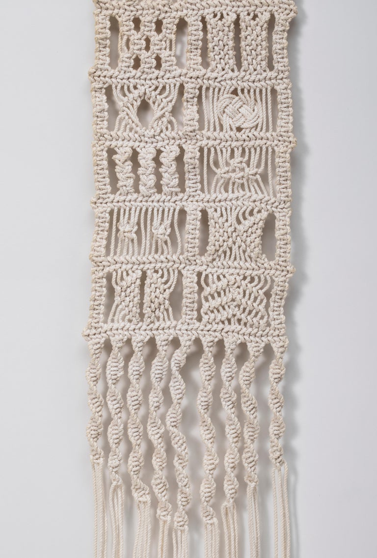 Macrame Wall Hanging Art Sampler For Sale at 1stDibs